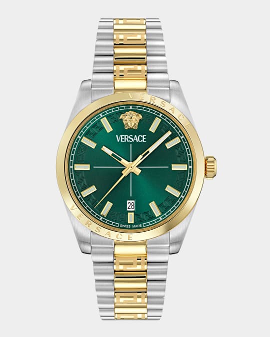 Versace Men's Millenyium Gent Two-Tone Bracelet Watch | Neiman Marcus