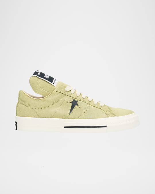 DRKSHDW RICK OWENS x Converse Men's Onestr Calf Hair Low-Top Sneakers ...