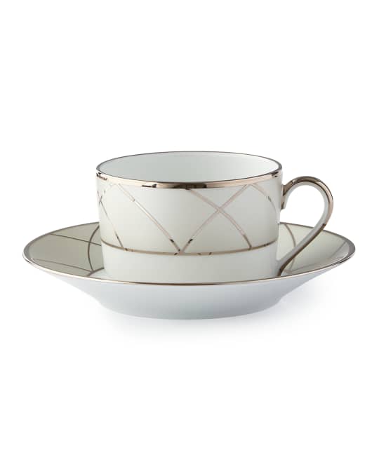 Haviland Clair de Lune Arches Saucer | Neiman Marcus