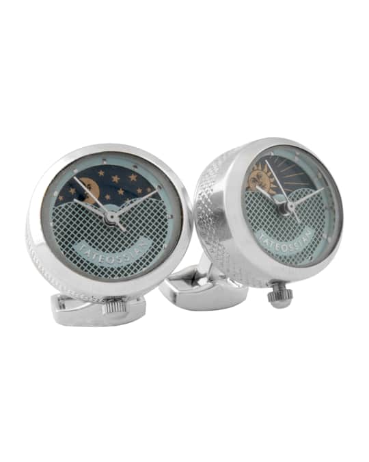 Tateossian Sun & Moon Cuff Links | Neiman Marcus