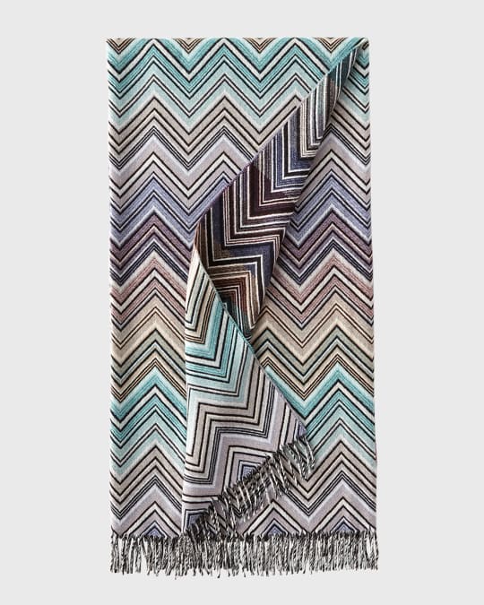 Missoni Home Perseo Zigzag Wool/Cashmere Throw, 51" x 75" | Neiman Marcus