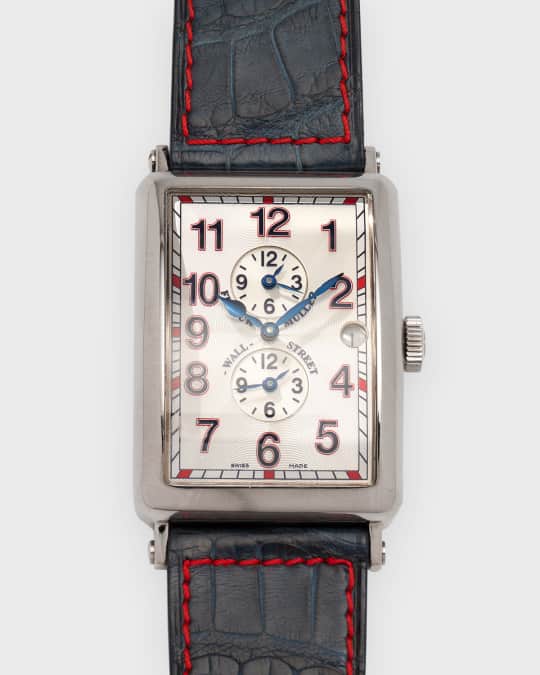 Franck Muller 18K White Gold Long Island Master Banker Watch | Neiman ...