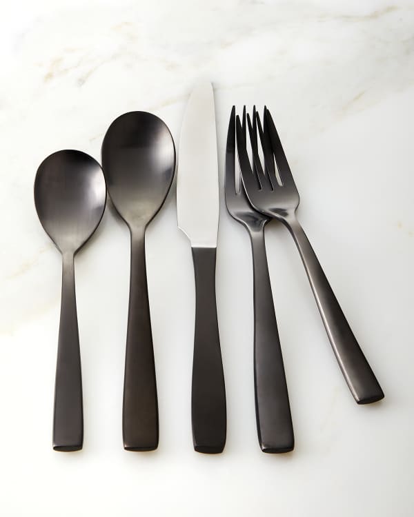 Yamazaki Tableware 20-Piece Byzantine Gold-Plated Flatware Service ...