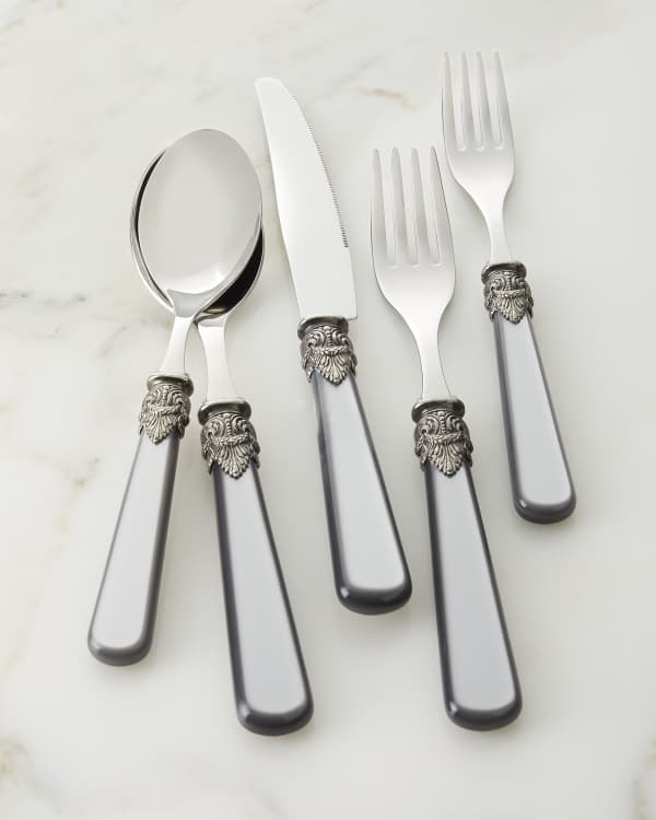 Cambridge Silversmiths 20-Piece Granger Hammered Flatware Set | Neiman ...