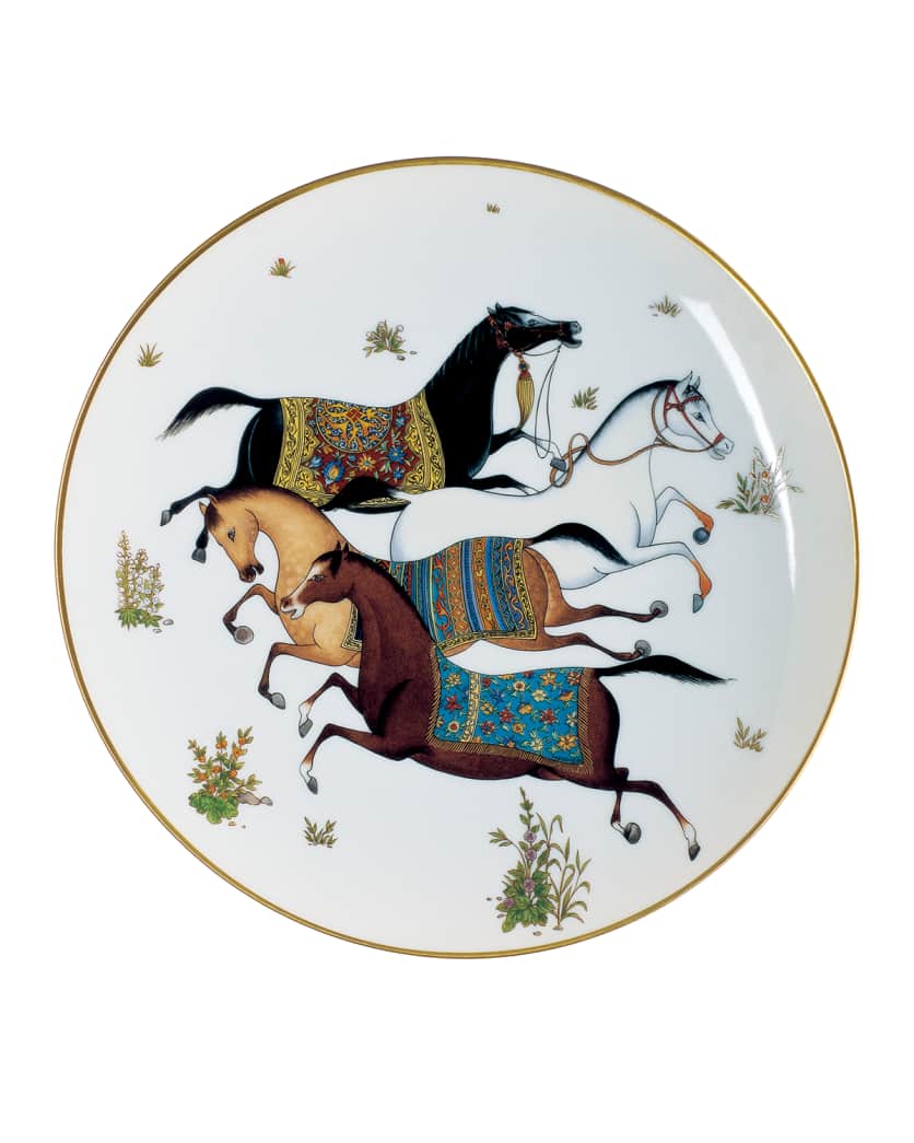 Hermes Cheval D'Orient Dessert Plate | Neiman Marcus