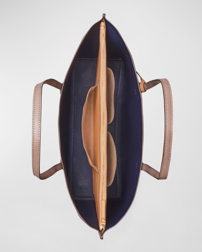 Tory Burch Perry Leather Shopper Tote Bag | Neiman Marcus