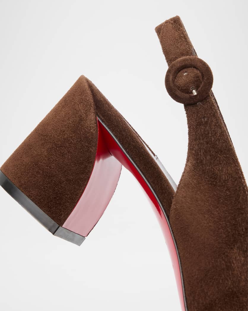 55mm So Jane Suede Slingback Pumps | Neiman Marcus