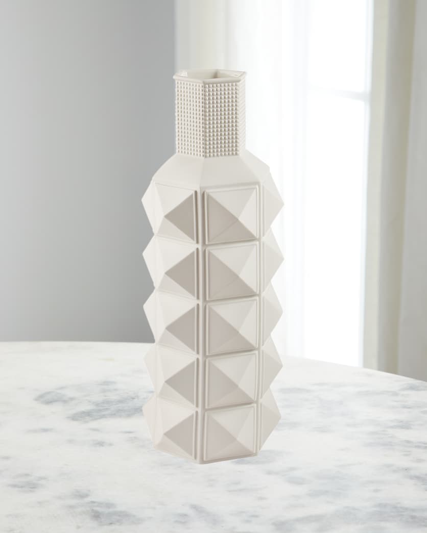 Jonathan Adler Charade Stud Vase - Tall | Neiman Marcus