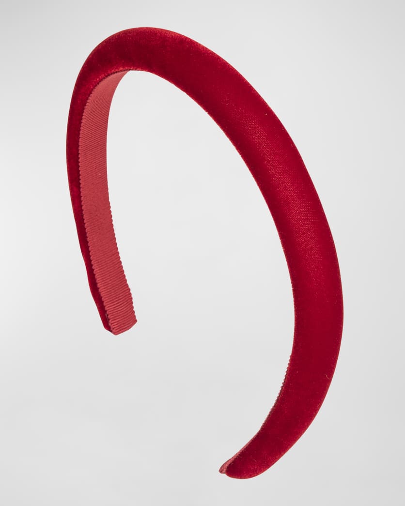Jennifer Behr Tiana Velvet Headband | Neiman Marcus