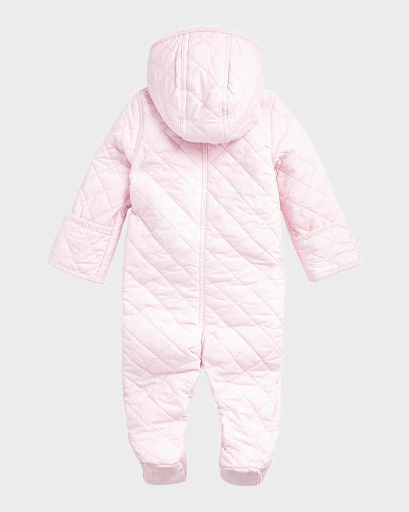 Polo Ralph Lauren Girl's Hooded Barn Bunting, Size 3M-9M | Neiman Marcus