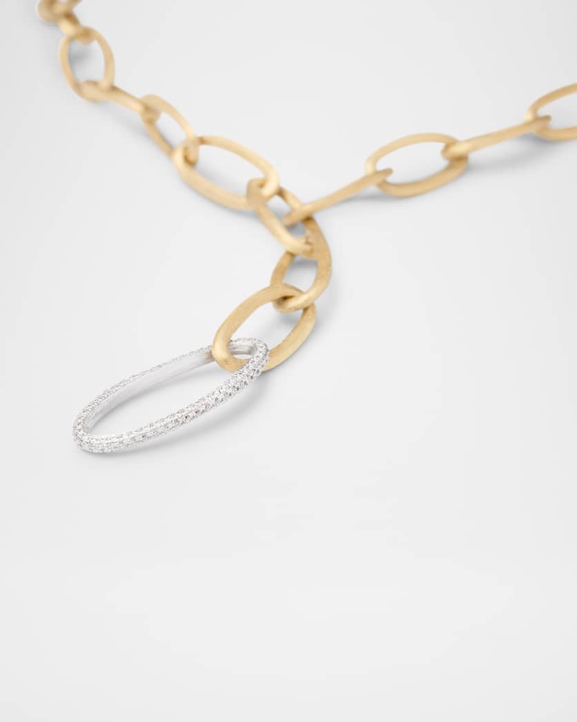 Marco Bicego 18K Yellow Gold Convertible Oval Link Lariat Necklace with ...