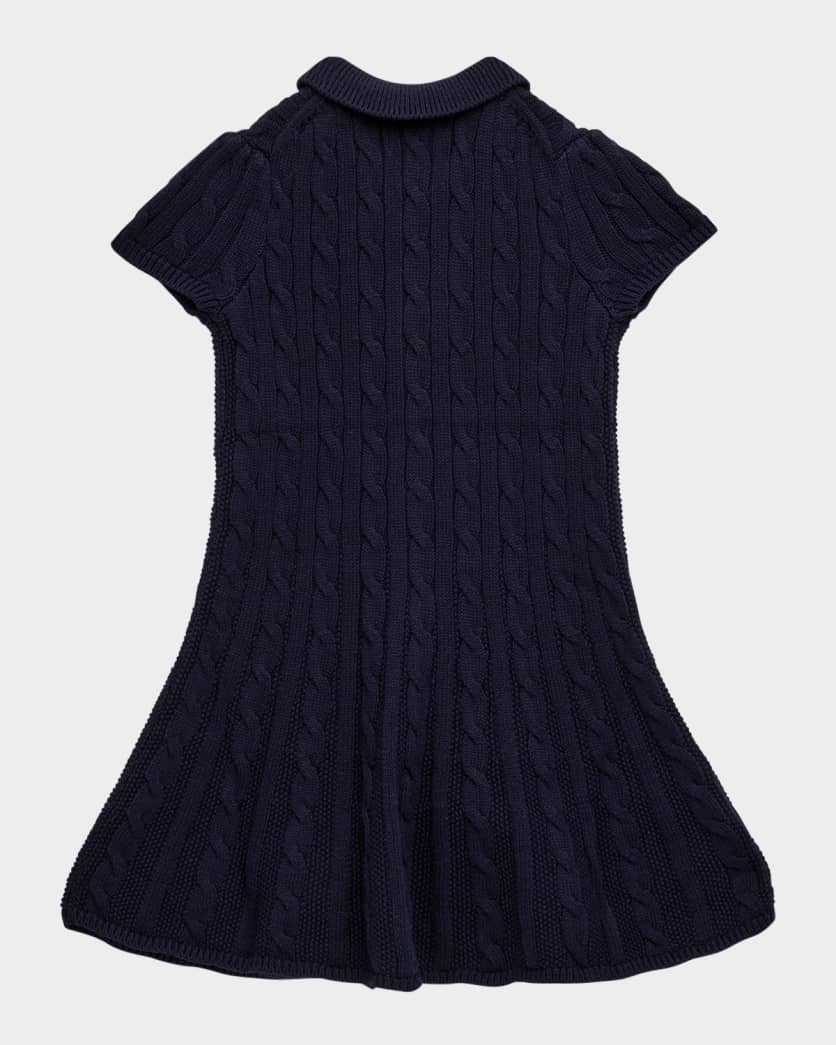 Polo Ralph Lauren Girl's Cable Knit Sweater Dress, Size 2-6X | Neiman ...