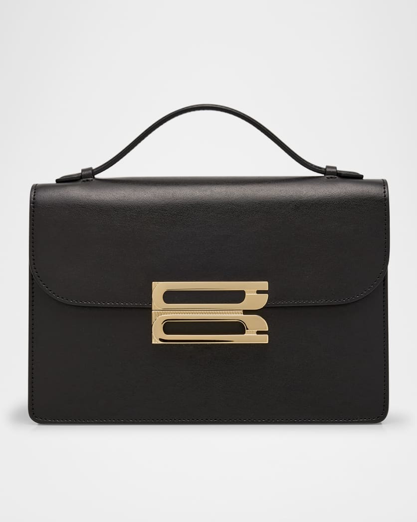 Victoria Beckham The Dorian Flap Leather Shoulder Bag | Neiman Marcus