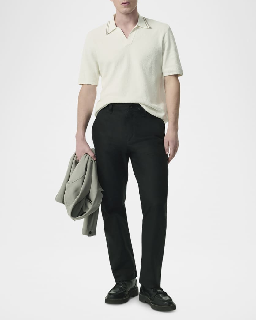 Rag & Bone Men's Zuma Toweling Polo Shirt | Neiman Marcus