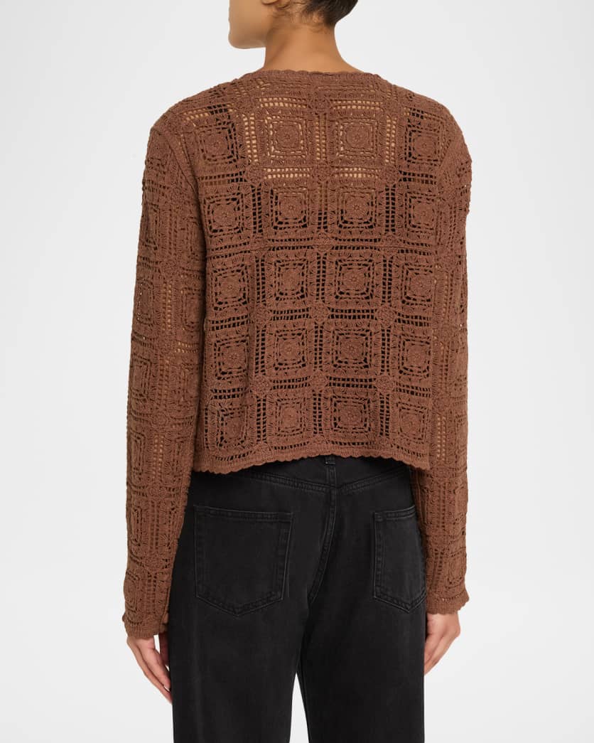 FRAME The Crochet Cardigan | Neiman Marcus