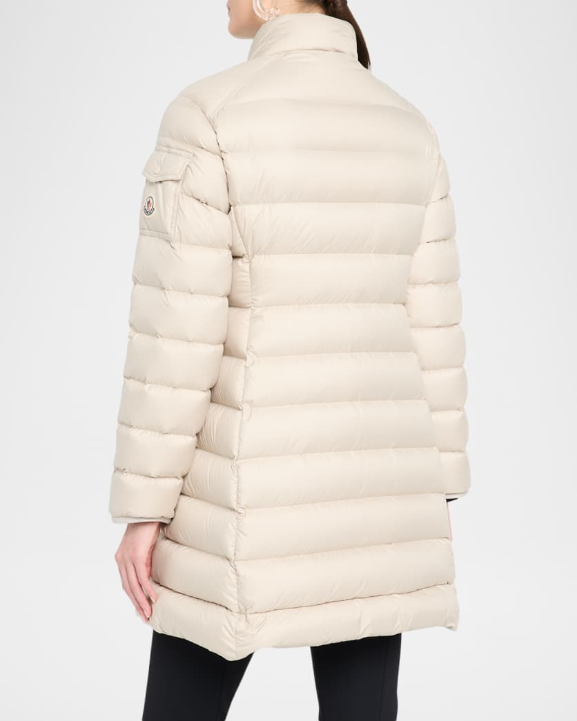 Moncler Igesse Long Down Puffer Coat | Neiman Marcus