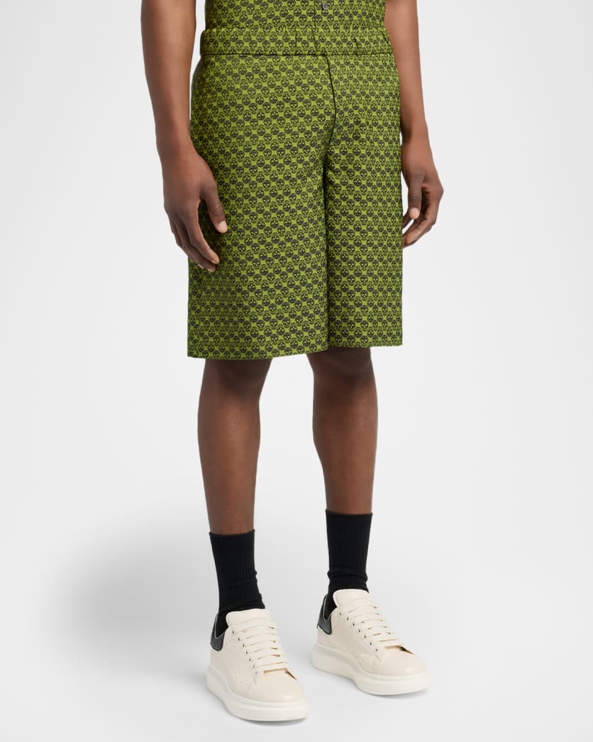 McQueen Men's Skull Pyjama Shorts | Neiman Marcus