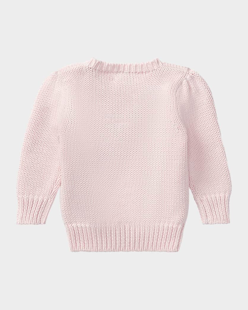 Polo Ralph Lauren Girl's Flag Intarsia Knit Sweater, Size 3M-24M ...