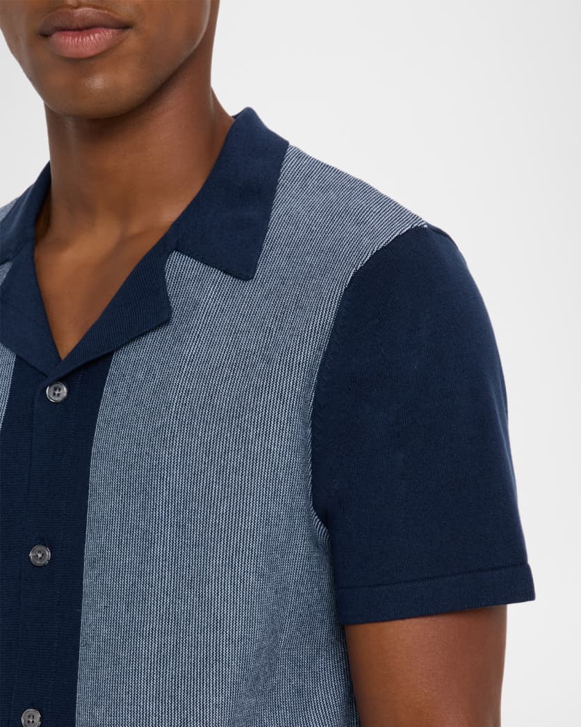 Rails Men's Silas Knit Camp Shirt | Neiman Marcus