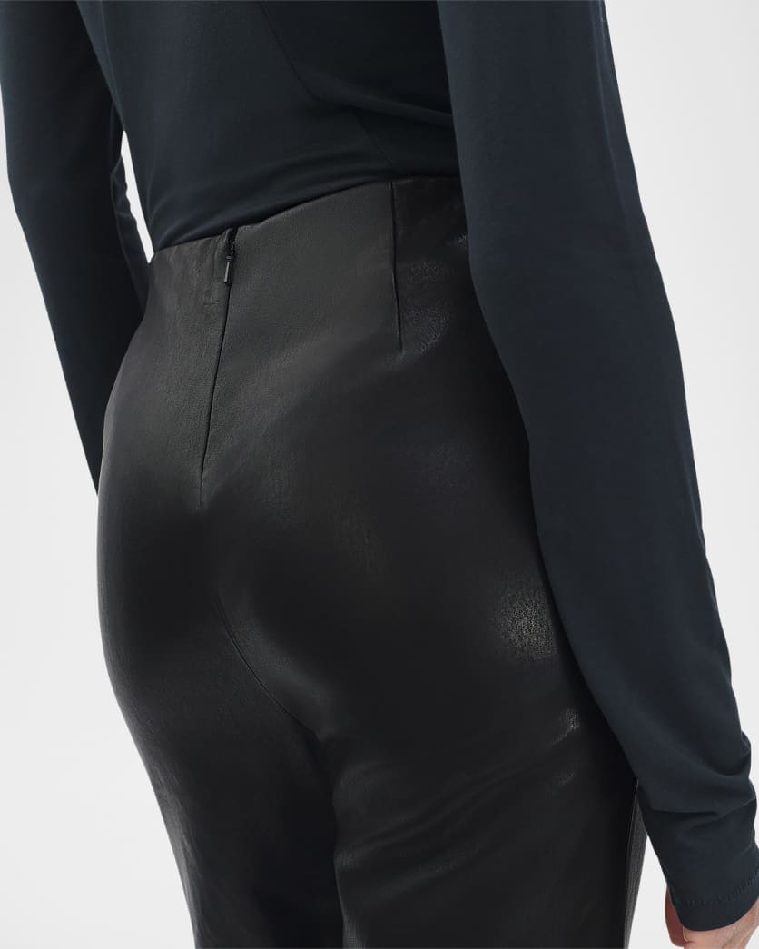 Rag & Bone Irina Kick-Flare Leather Pants | Neiman Marcus