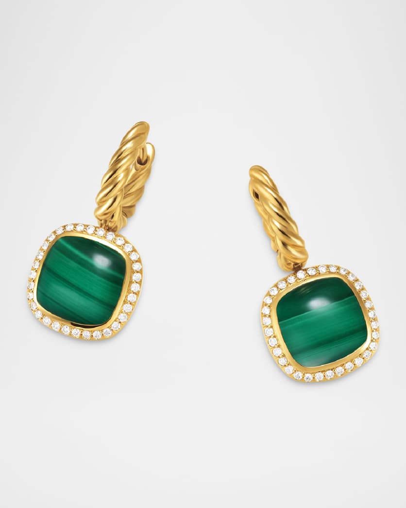 David Yurman Albion Drop Earrings with Gemstones and Diamonds in 18K ...