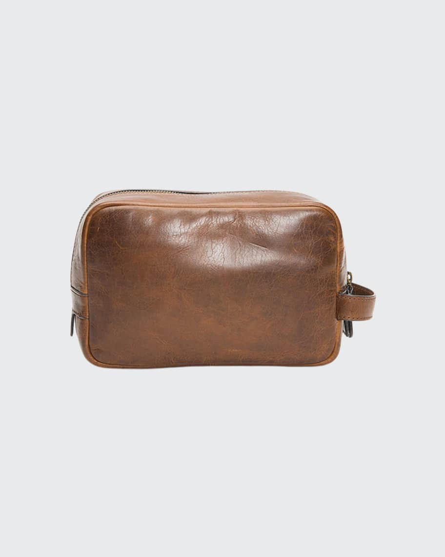 Frye Men's Logan Leather Travel Case | Neiman Marcus