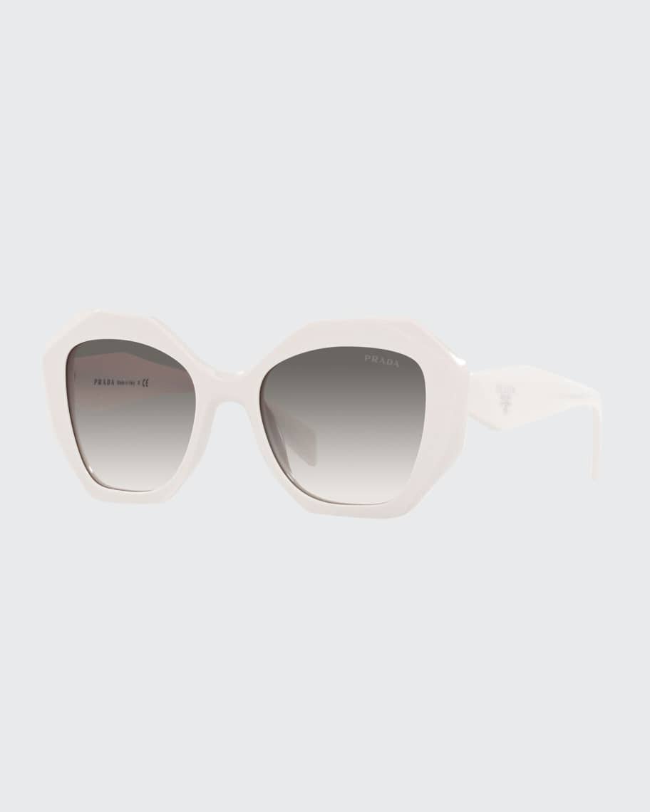 Prada Geometric Acetate Sunglasses | Neiman Marcus