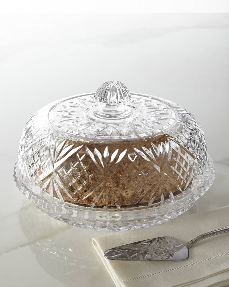 Godinger Dublin Crystal Pie Dome | Neiman Marcus