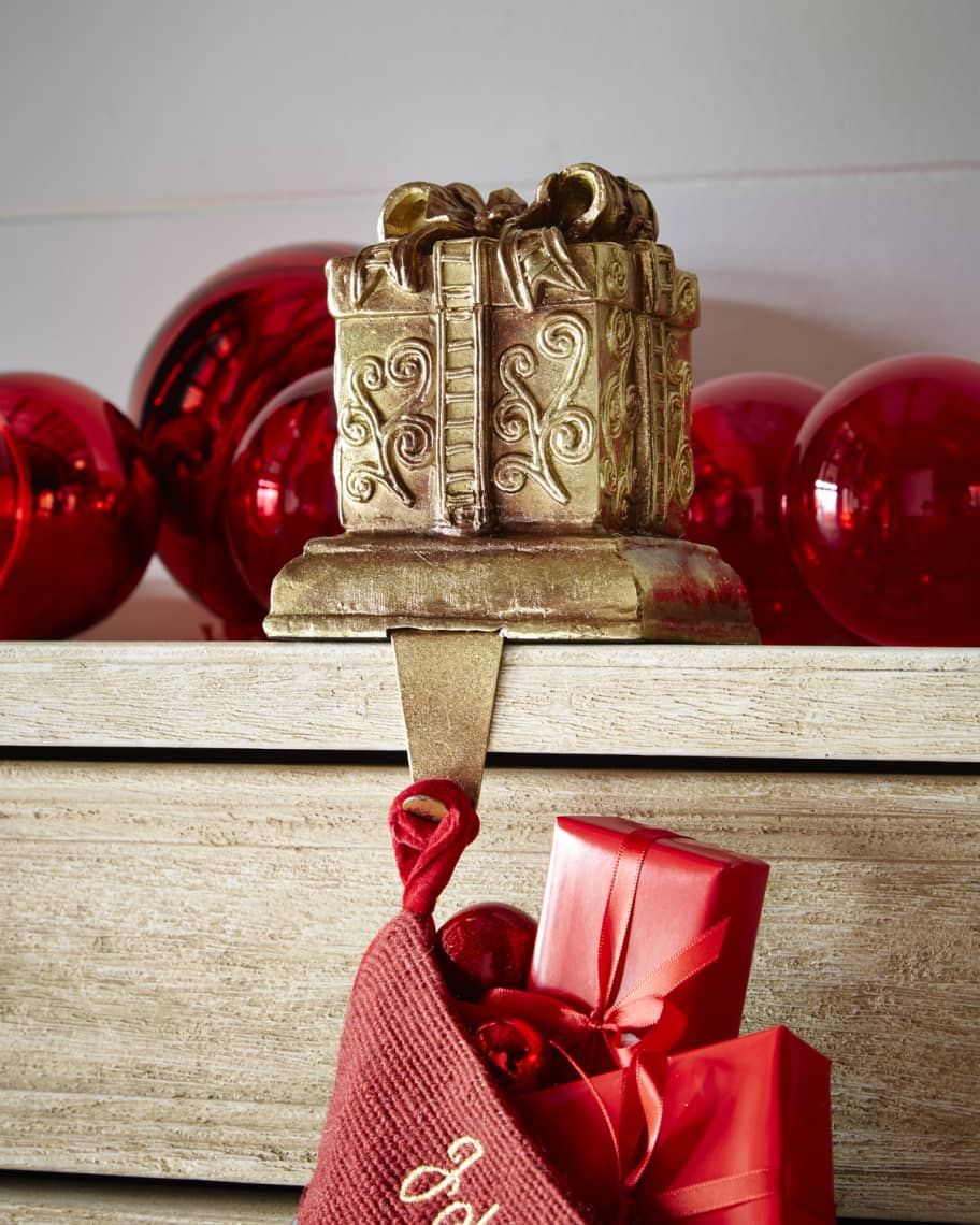Square Gift Box Stocking Holder | Neiman Marcus