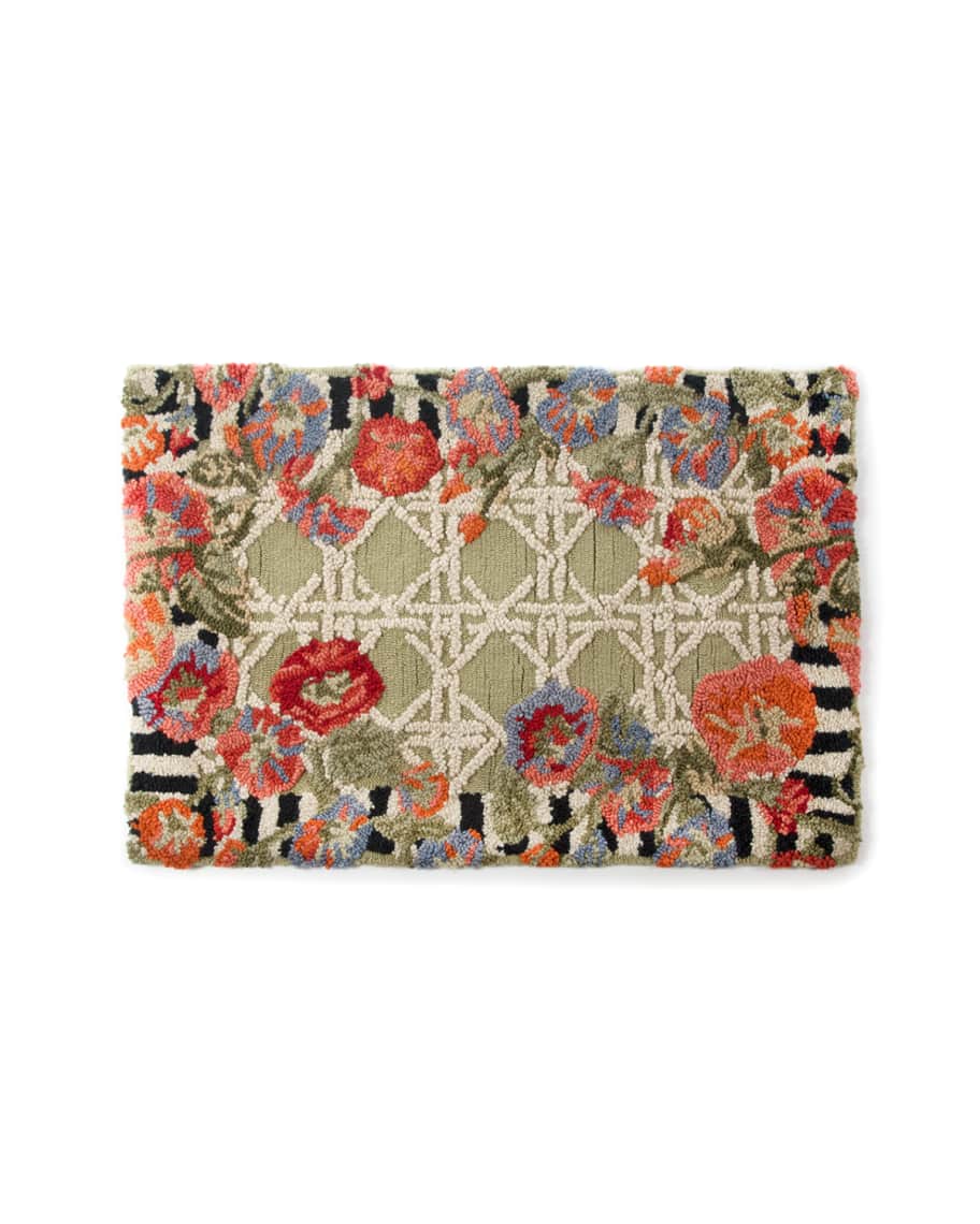 MacKenzie-Childs Morning Glory Rug, 2' x 3' | Neiman Marcus