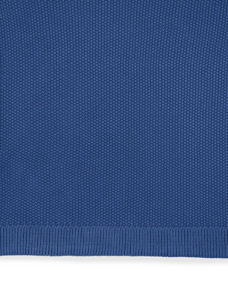 Ralph Lauren Home King Palmer Seed-Stitch Blanket | Neiman Marcus