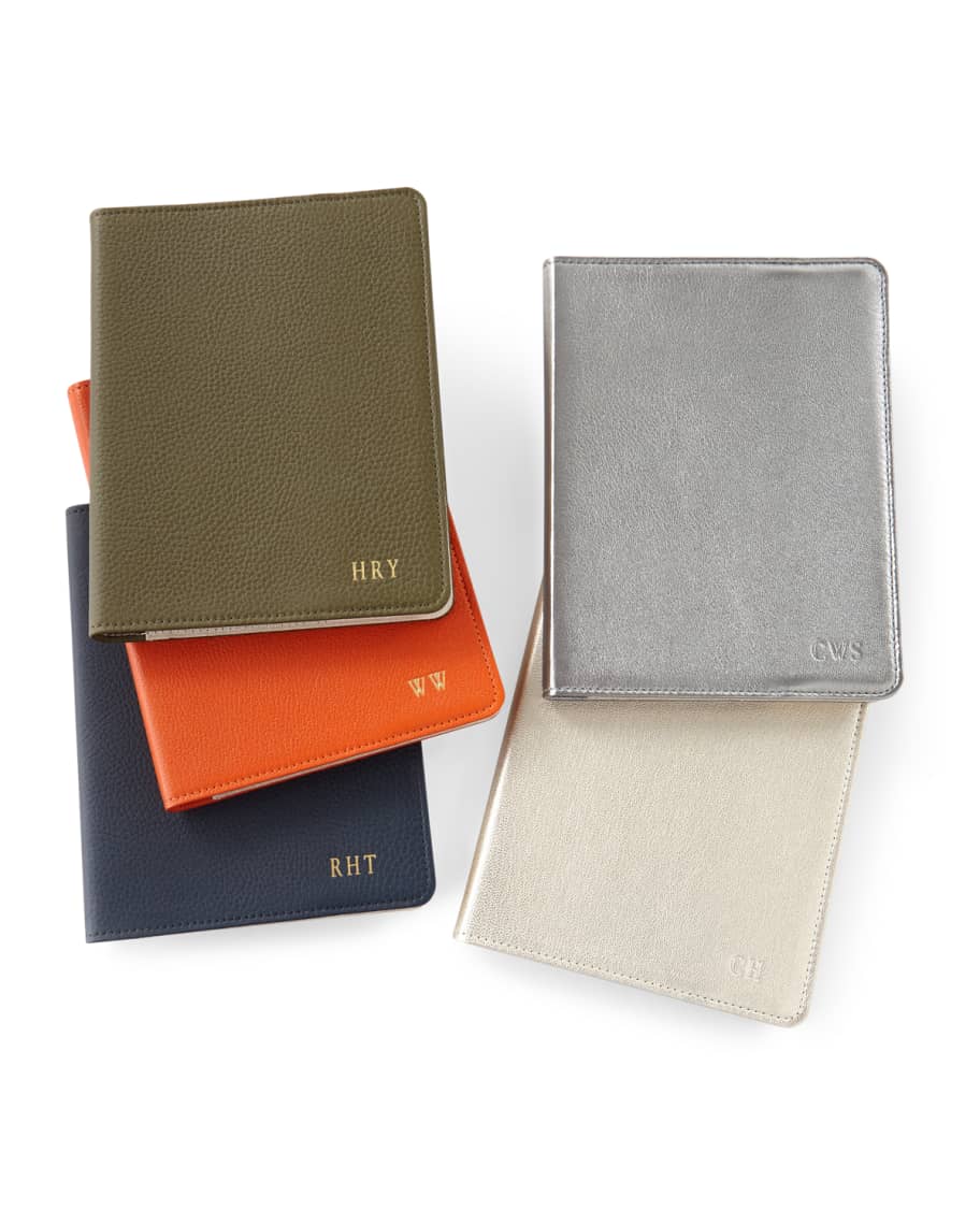 Graphic Image Leather 9" Notebook, Personalized | Neiman Marcus