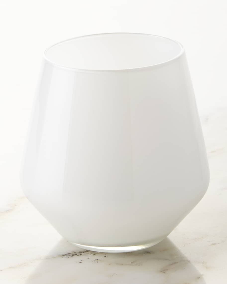 Neiman Marcus White Glass Tumblers, Set of 6 | Neiman Marcus