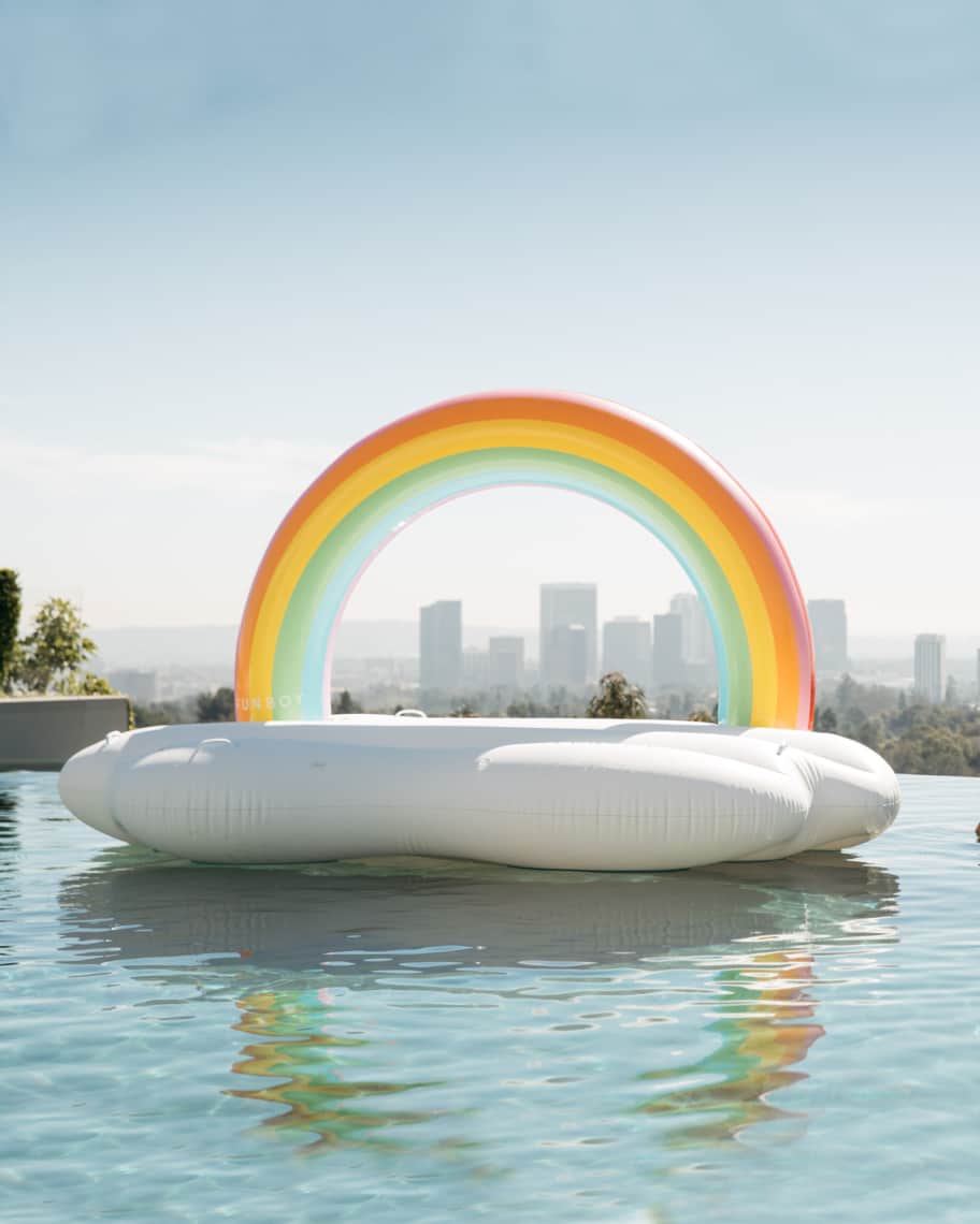 Funboy Rainbow Cloud Daybed Pool Float | Neiman Marcus