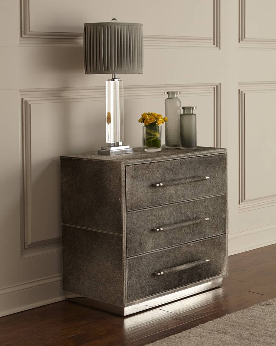 Bernhardt Interiors Parkin Hairhide Night Stand | Neiman Marcus