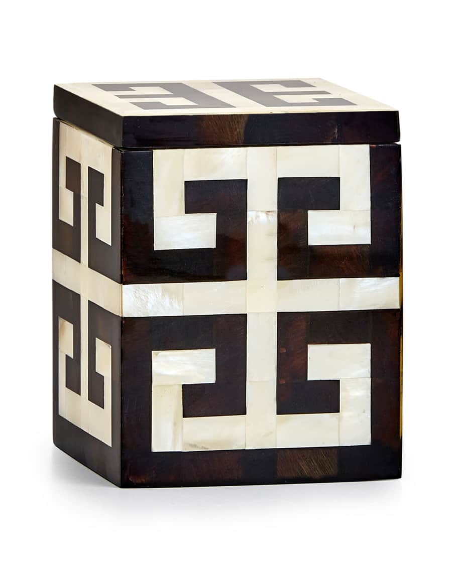 Labrazel Greek Key Canister | Neiman Marcus