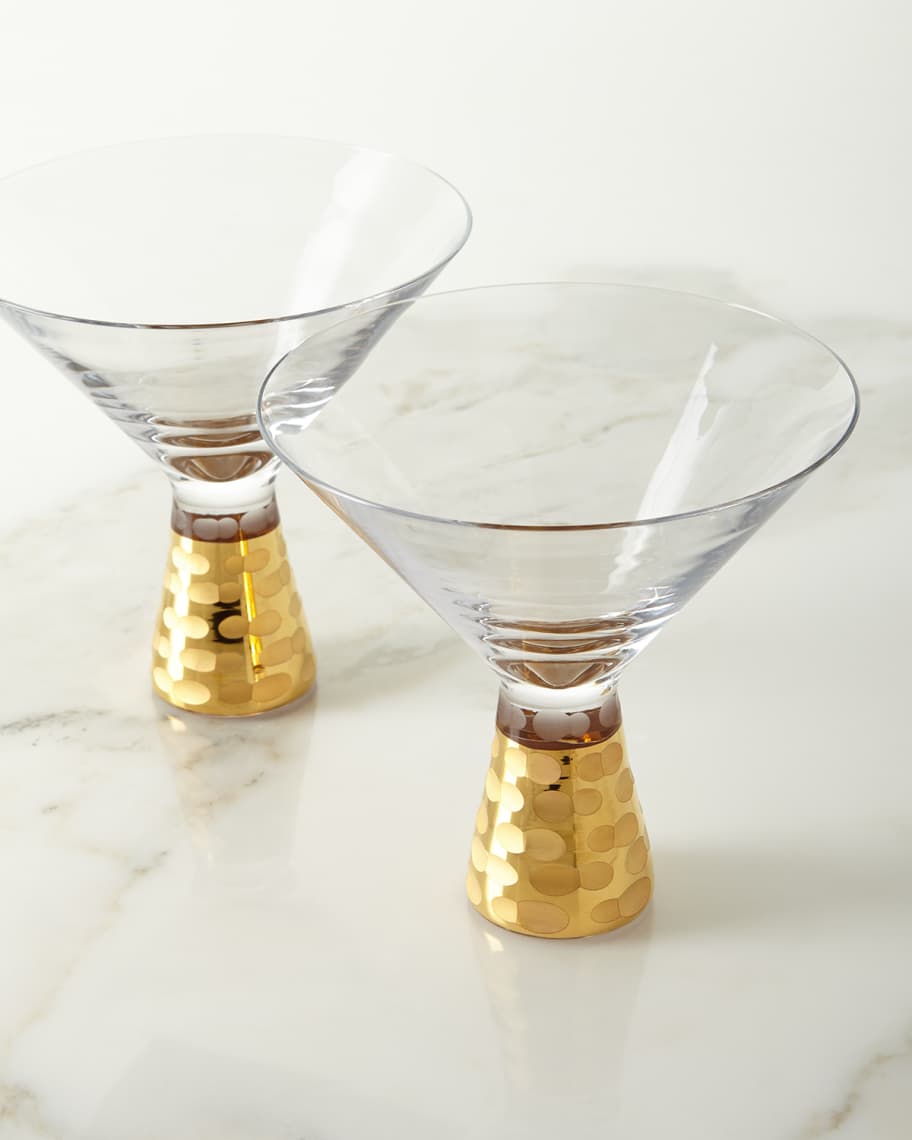 Michael Wainwright Truro Martini Glasses, Gold, Set of 2 | Neiman Marcus