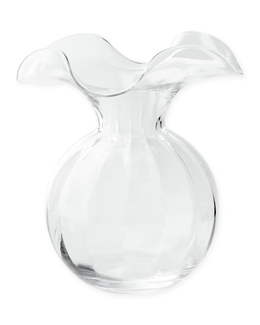 Vietri Hibiscus Medium Fluted Vase, 10" | Neiman Marcus
