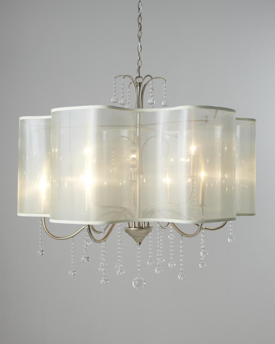 John-Richard Collection Quatrefoil 9-Light Shaded Chandelier | Neiman ...