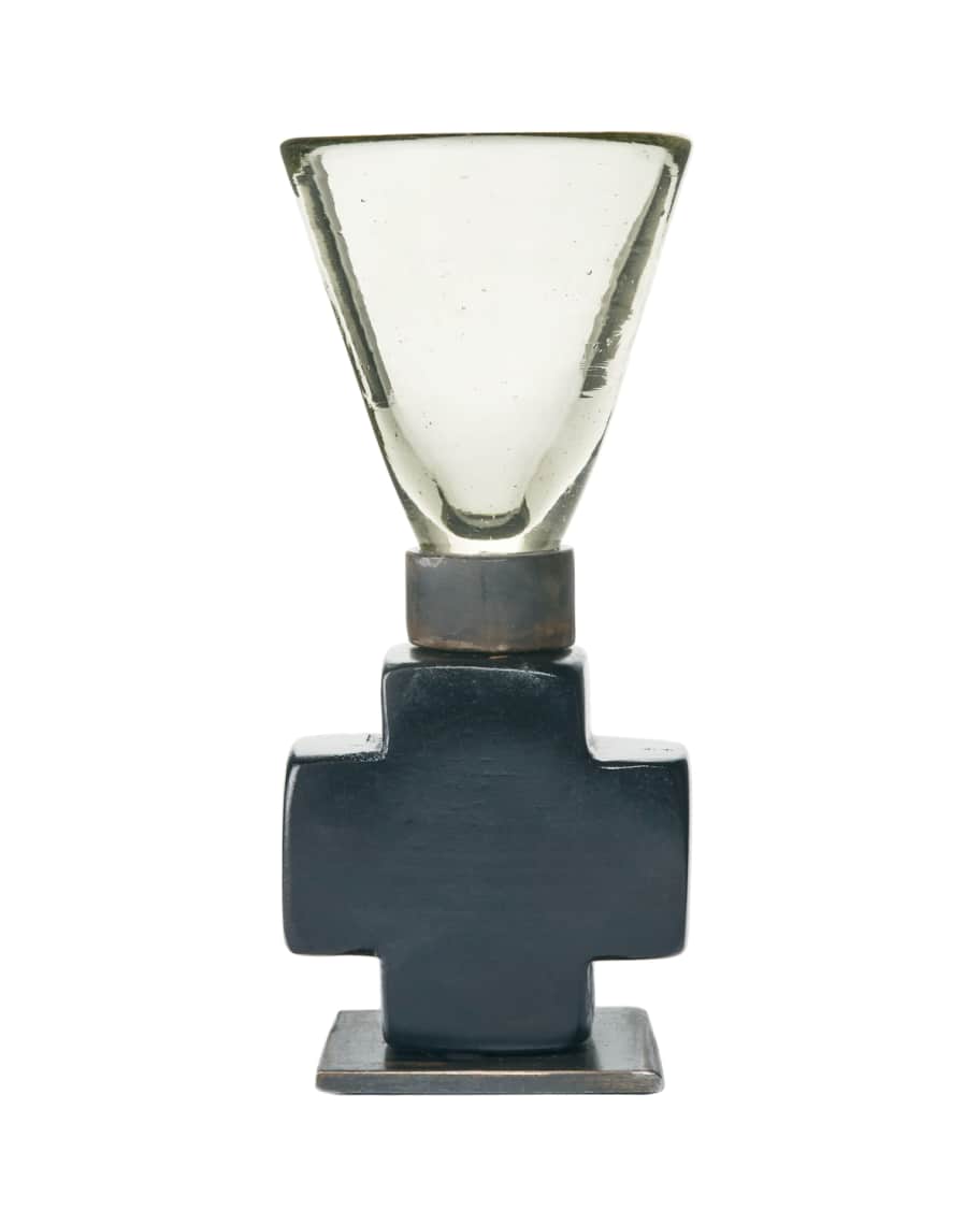 Jan Barboglio Padre-cito Cruz Cordial Glass with Iron Cross | Neiman Marcus
