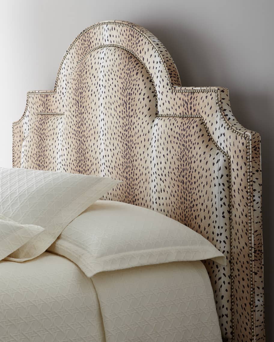 Massoud Maurice Animal-Print Queen Headboard | Neiman Marcus