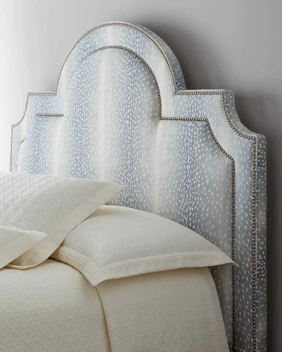 Massoud Maurice Animal-Print Queen Headboard | Neiman Marcus