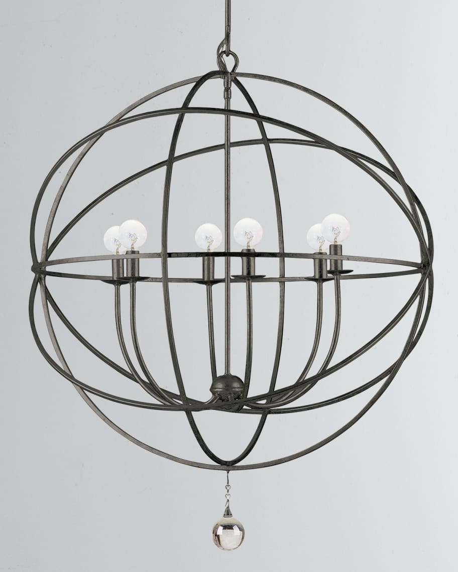 Crystorama Solaris 6-Light Sphere Chandelier | Neiman Marcus
