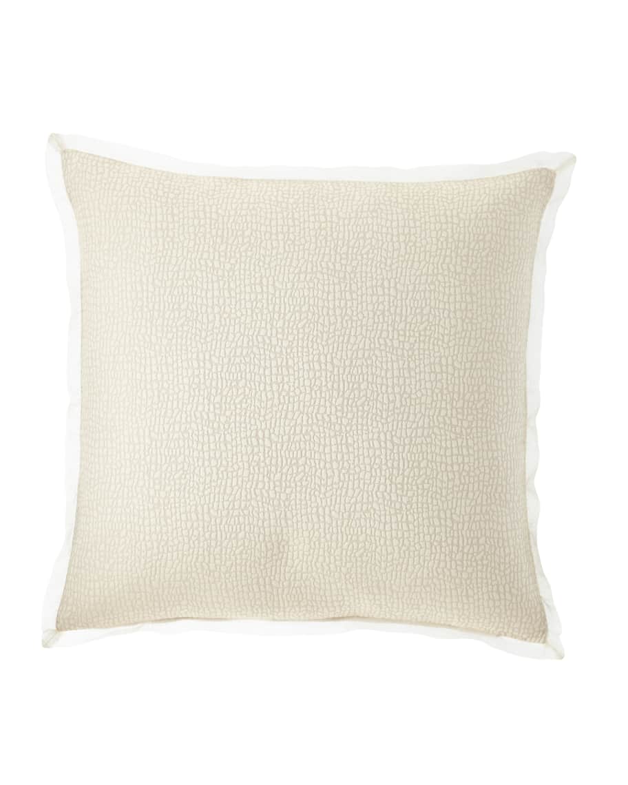 Fino Lino Linen & Lace Pertila Pillow | Neiman Marcus