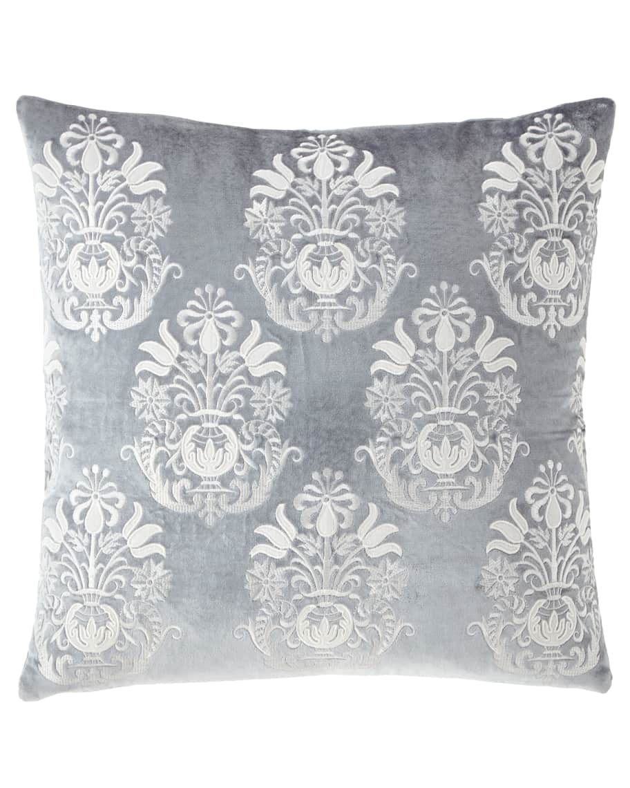 Callisto Home Darboux Velvet Renaissance Decorative Pillow | Neiman Marcus