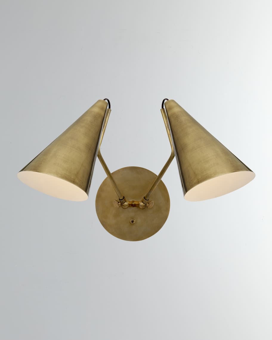 Visual Comfort Signature Clemente Double Sconce By AERIN | Neiman Marcus