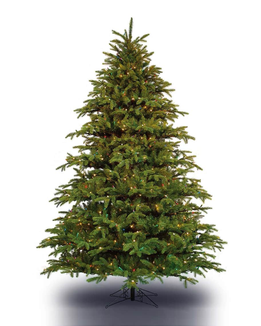 Barcana Alaskan Deluxe Multi-LED Christmas Tree, 9' | Neiman Marcus