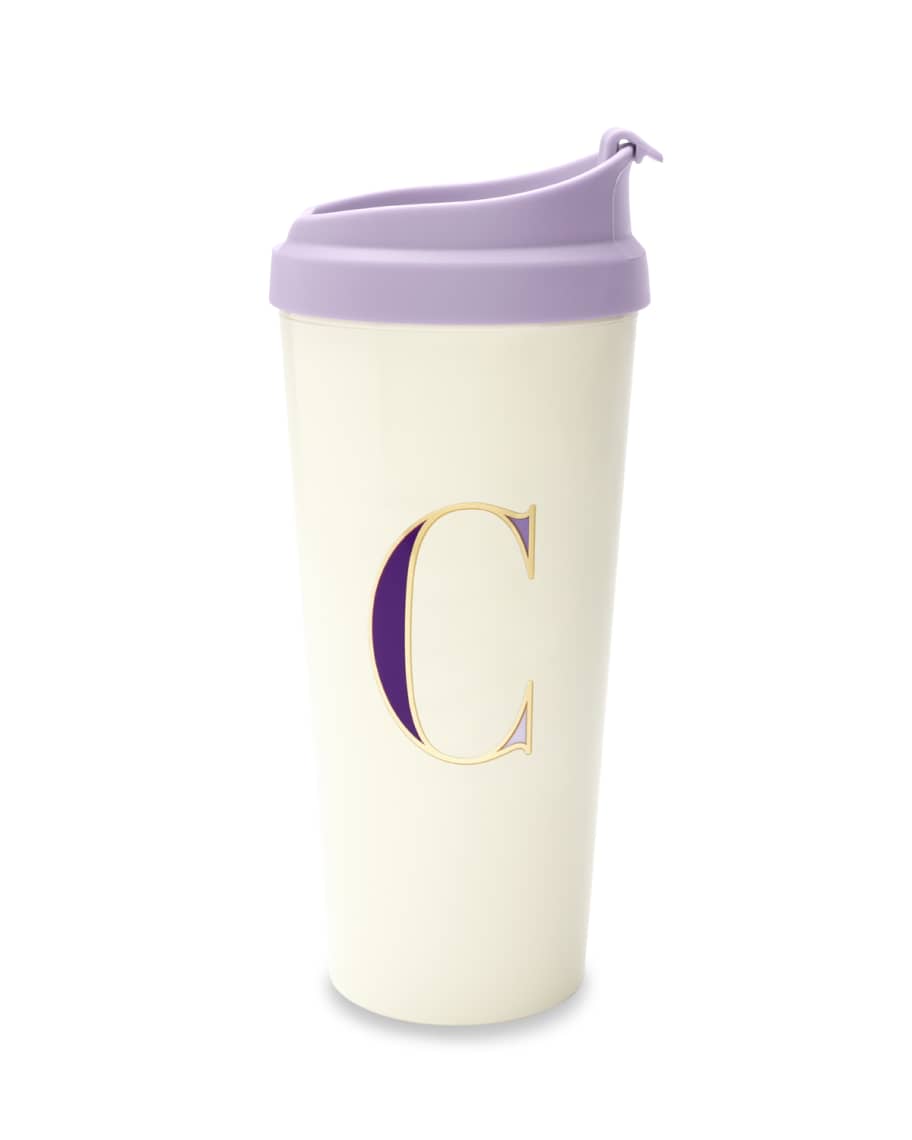 kate spade new york thermal "c" initial travel mug | Neiman Marcus
