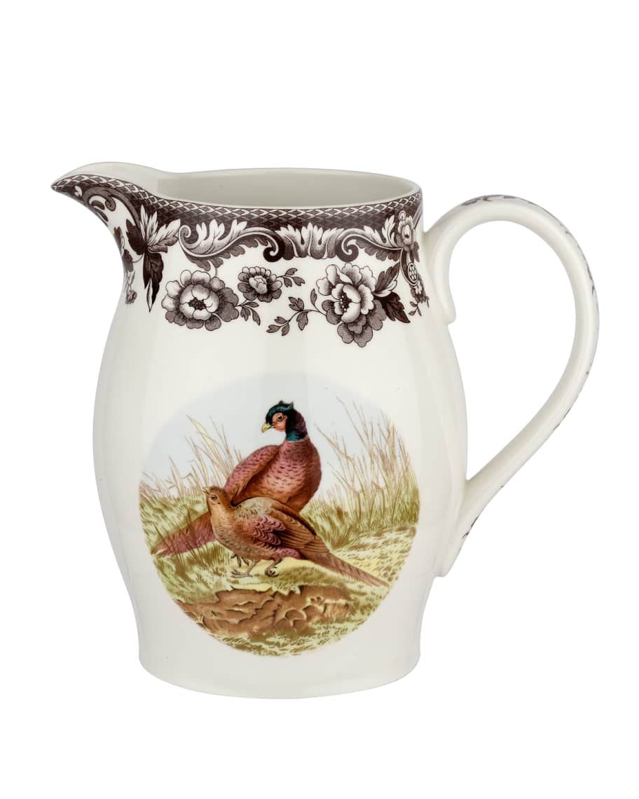 Spode Woodland Pheasant Pitcher | Neiman Marcus