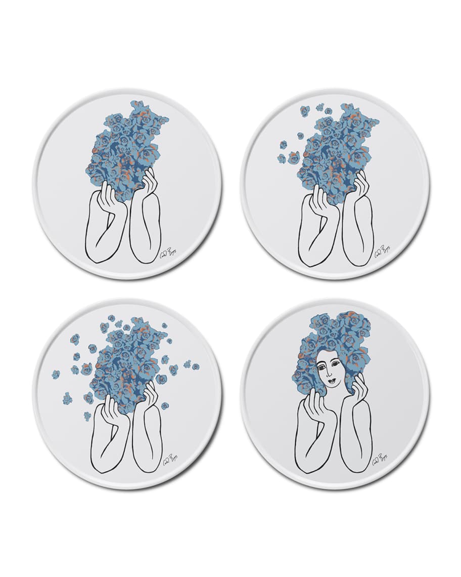 Carrol Boyes Reveal Side Plates, Set 4 | Neiman Marcus